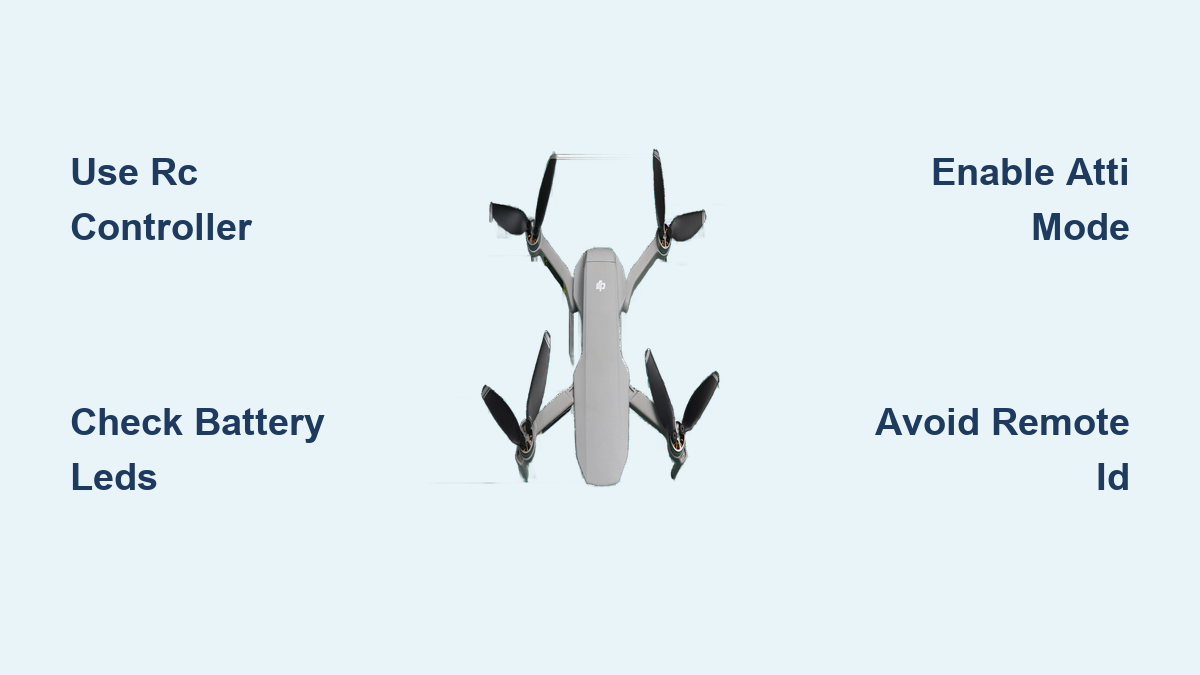 How to Fly DJI Drone Without Phone