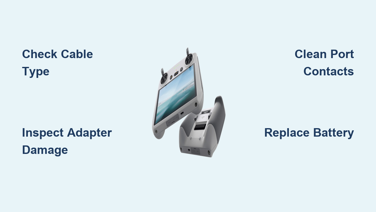 How to Fix DJI Mavic Mini Controller Not Charging