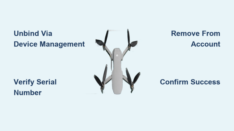 How to Unbind DJI Drone from Account